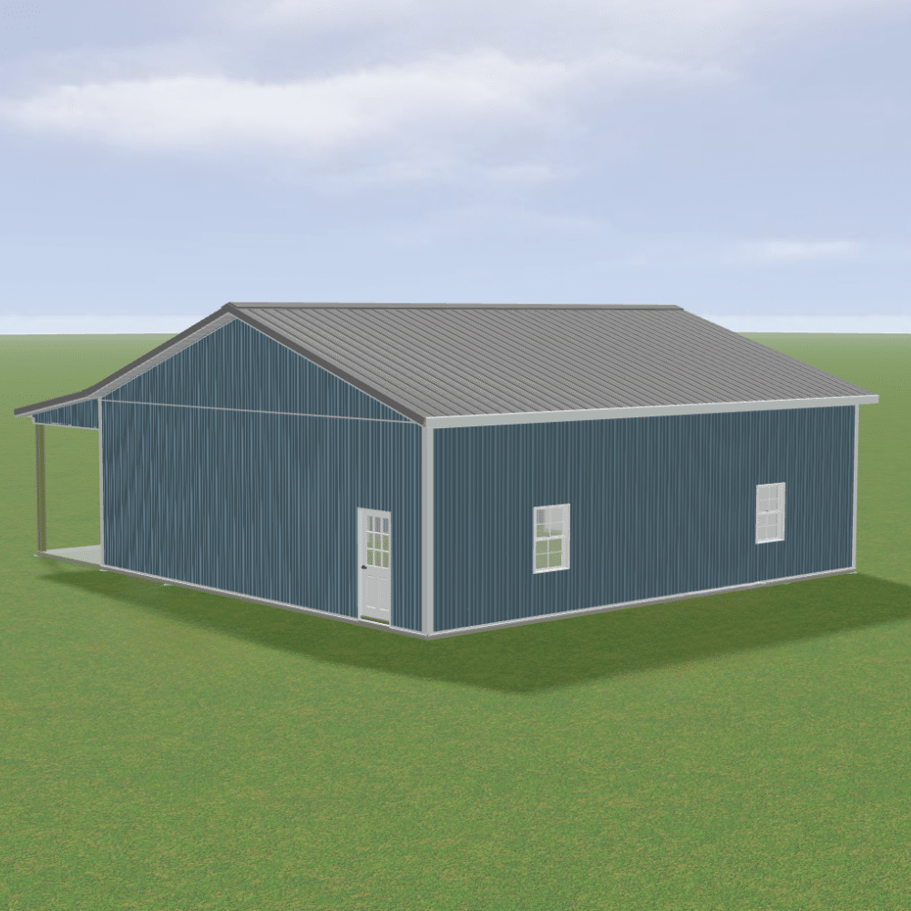 36x40 2-Car Garage with LT Kit | New Holland Supply LLC