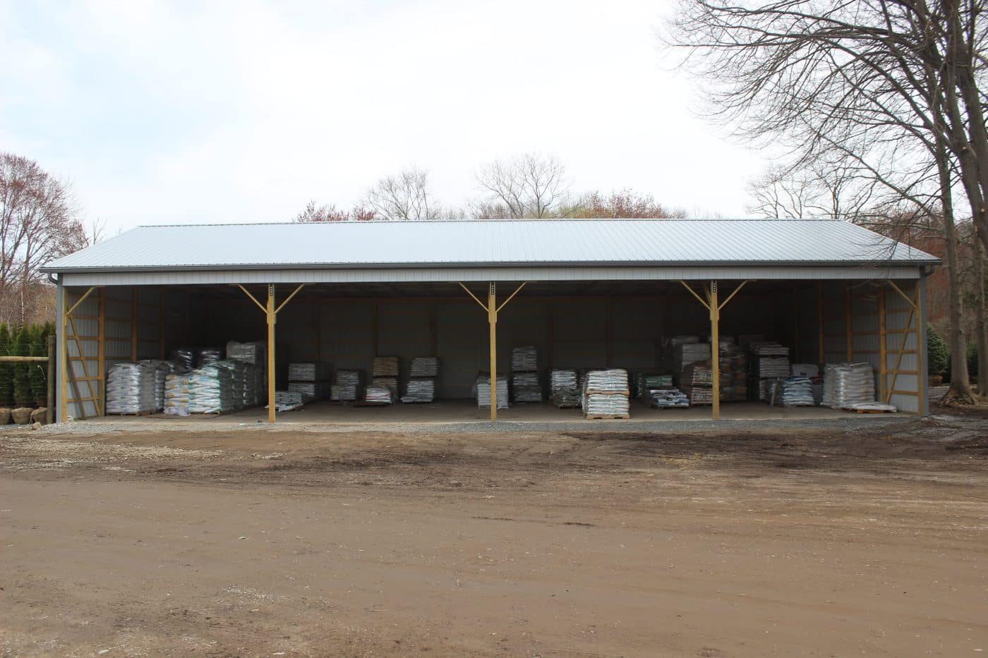 40x80 Open Front Shed in Closter, NJ | New Holland Supply LLC