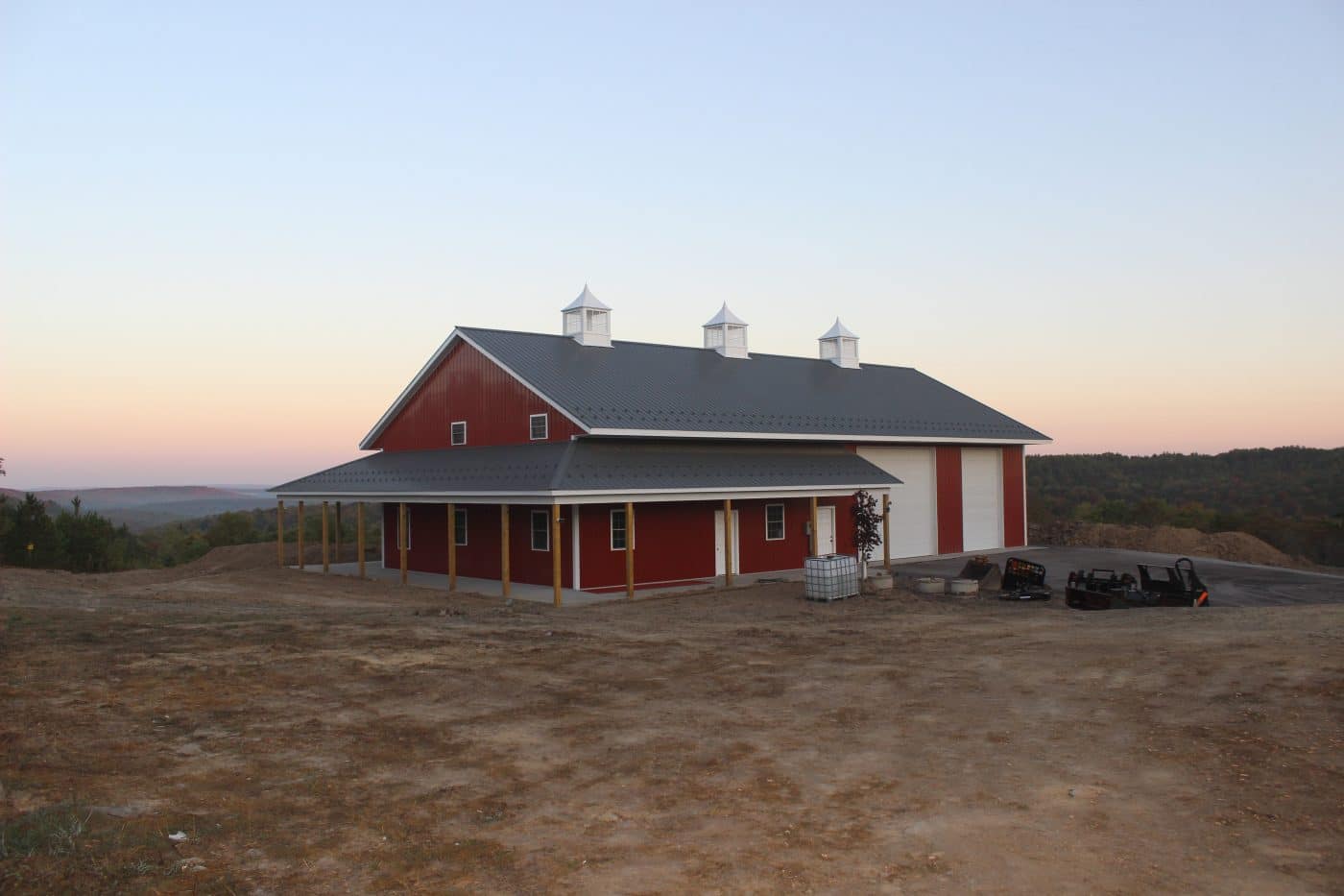 40x80 Pole Barn with LT in Osceola Mills, PA | New Holland Supply LLC