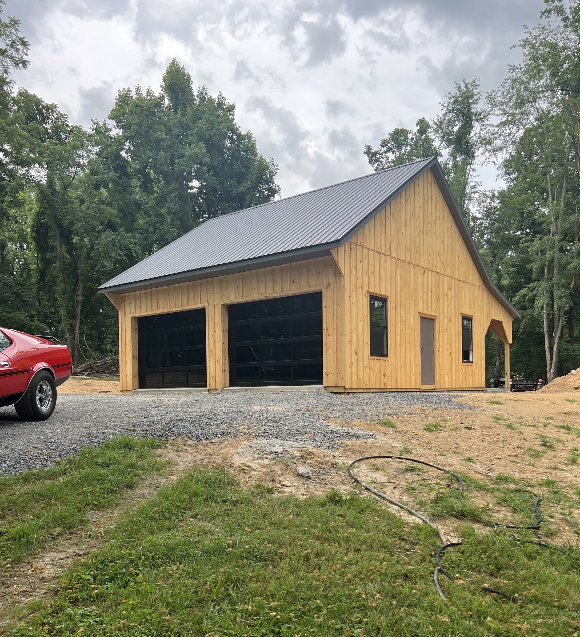 30x30 Garage Kit w/Lean-To | New Holland Supply LLC