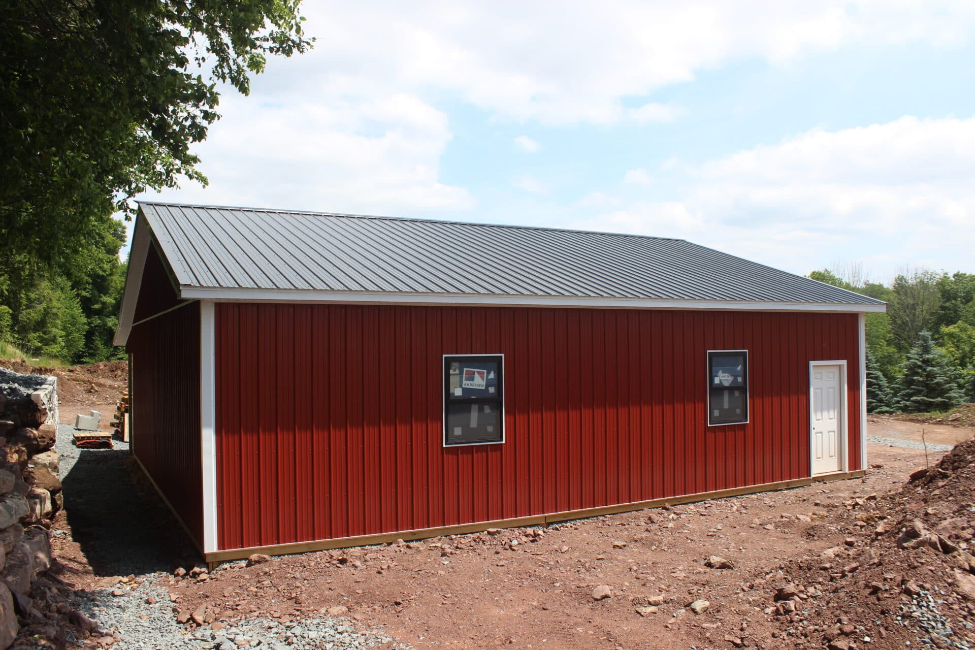 36x40 Garage Kit w/Lean-To | New Holland Supply LLC