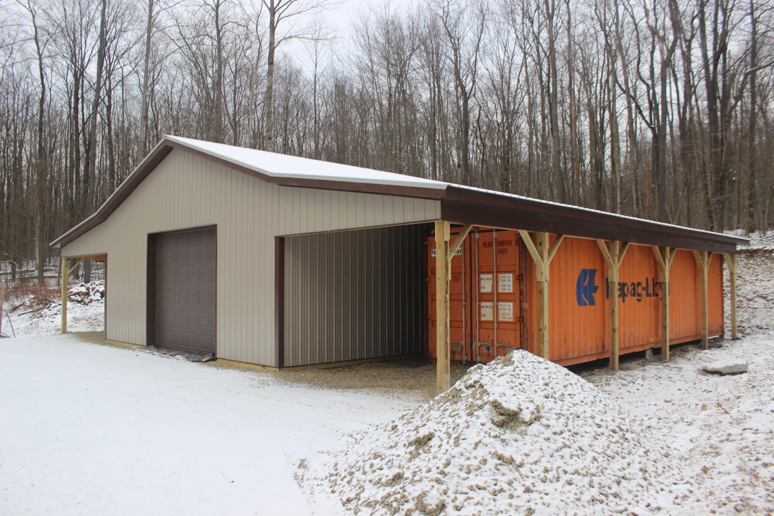 30x50 Pole Barn Framing